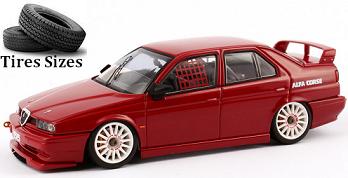 Alfa Romeo 155 tire size – dimensions for all wheels front and rear ...